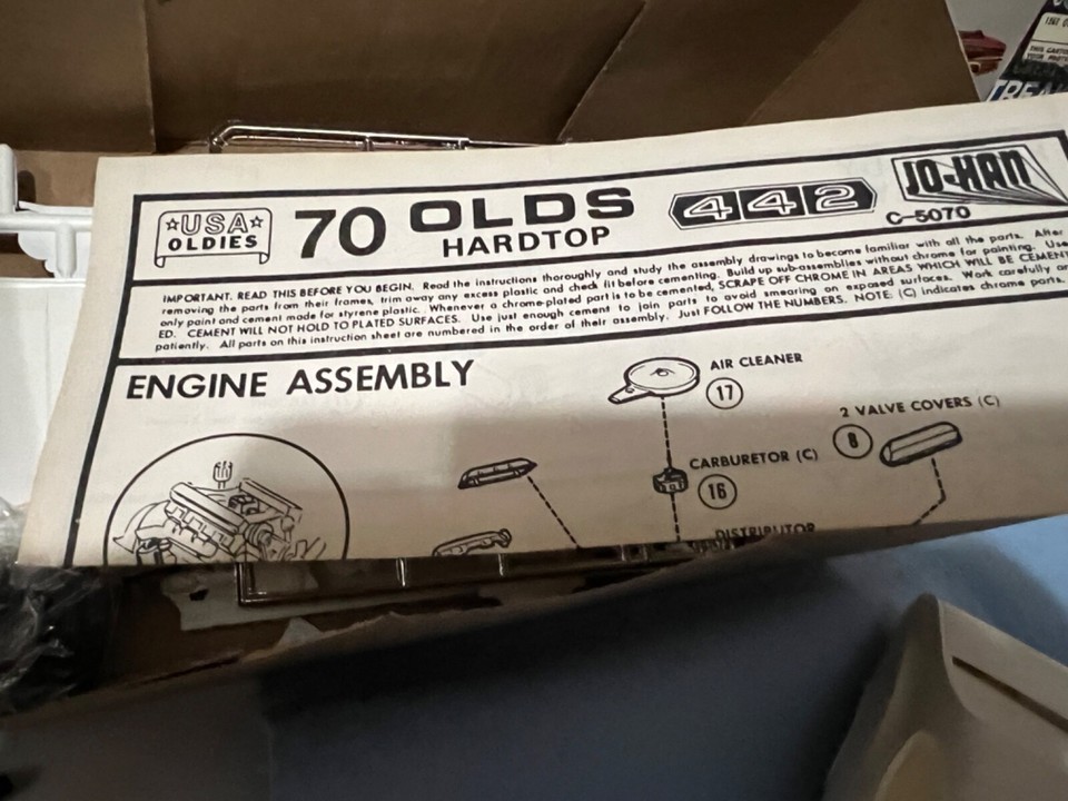 Johan 1970 Olds 442 1/25 scale mint in box | eBay