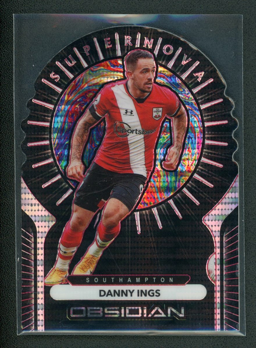 2020-21 DANNY INGS 16/28 PANINI OBSIDIAN PREMIER LEAGUE DIE-CUT ...