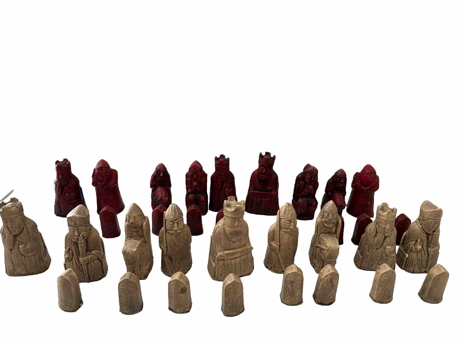 Isle of Lewis Chessmen,1:1 Handmade Replica, Set, British Museum Set | eBay