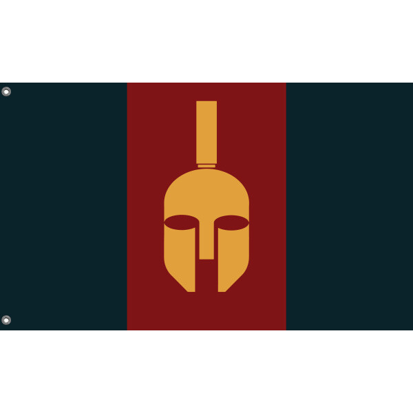 Ancient Spartan War Flag