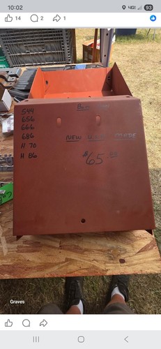 IH FARMALL USA MADE 544 656 666 686 Hydro 70 86 Battery Cover | eBay
