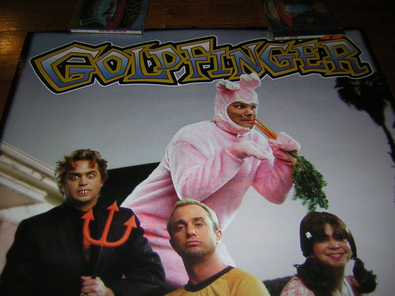 GOLDFINGER POSTER 2002 VINTAGE LICENSED SCORPIO JOHN FELDMAN PUNK SKA ...