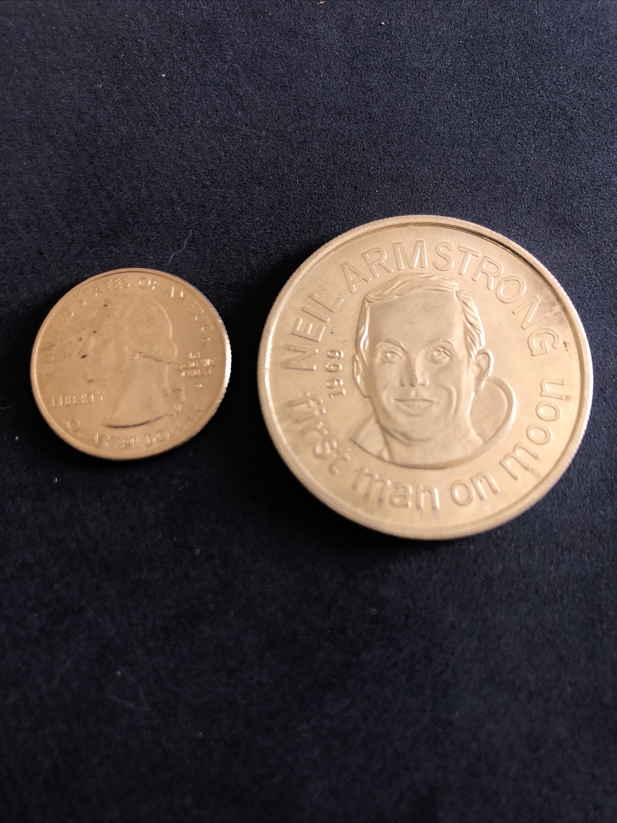 Neil Armstrong First Man On Moon Metal Token Coin People Who Made ...