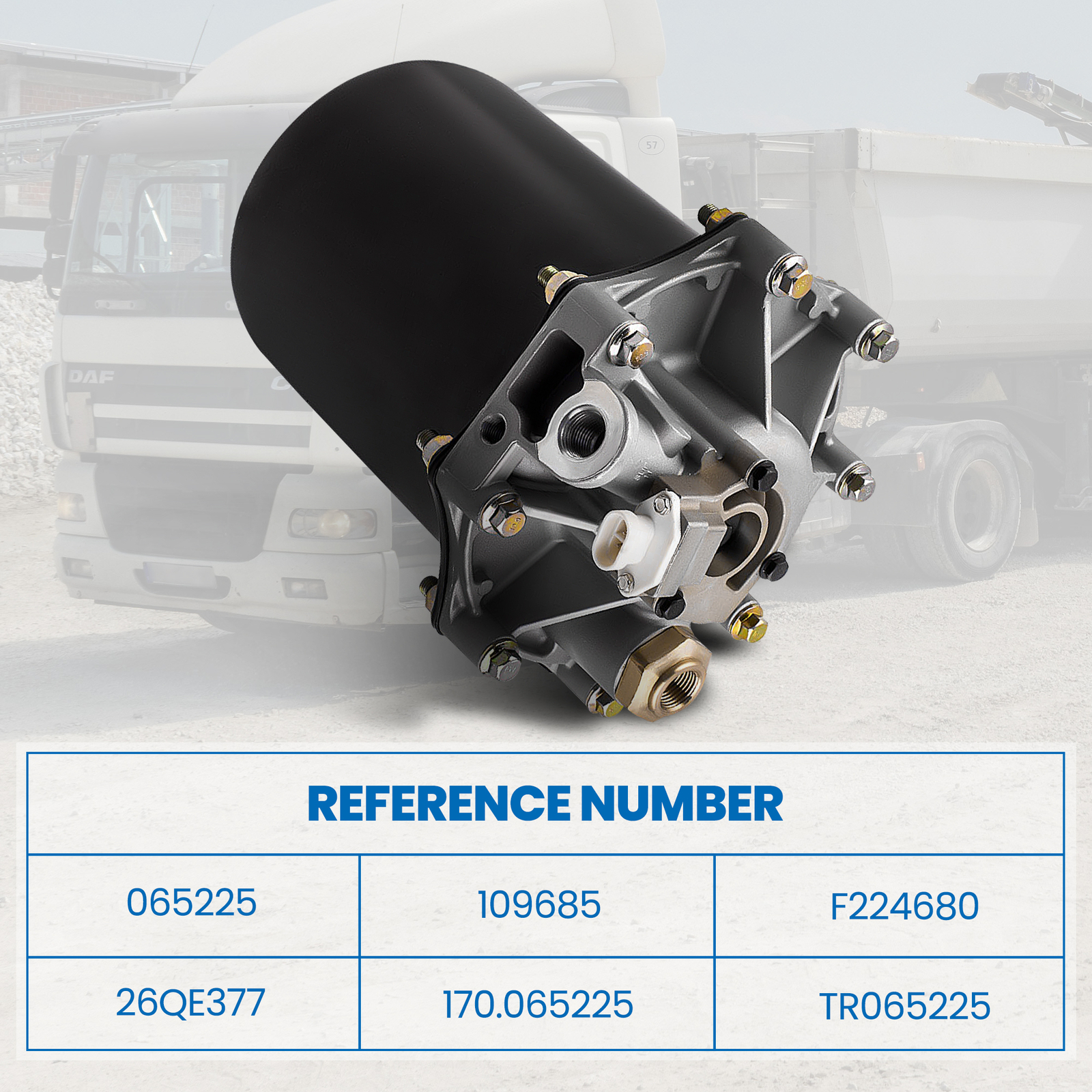 Air Dryer Assembly -12 Volt- Style for Bendix 065225 109685 for BW for ...