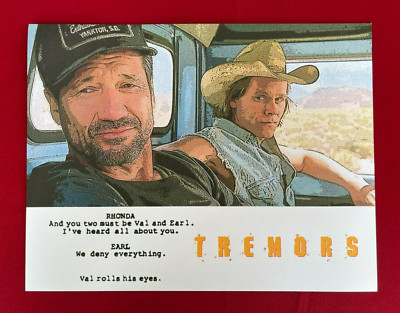 Tremors "Val and Earl" Script Art - 8.5 x 11 - Kevin Bacon, Fred Ward ...