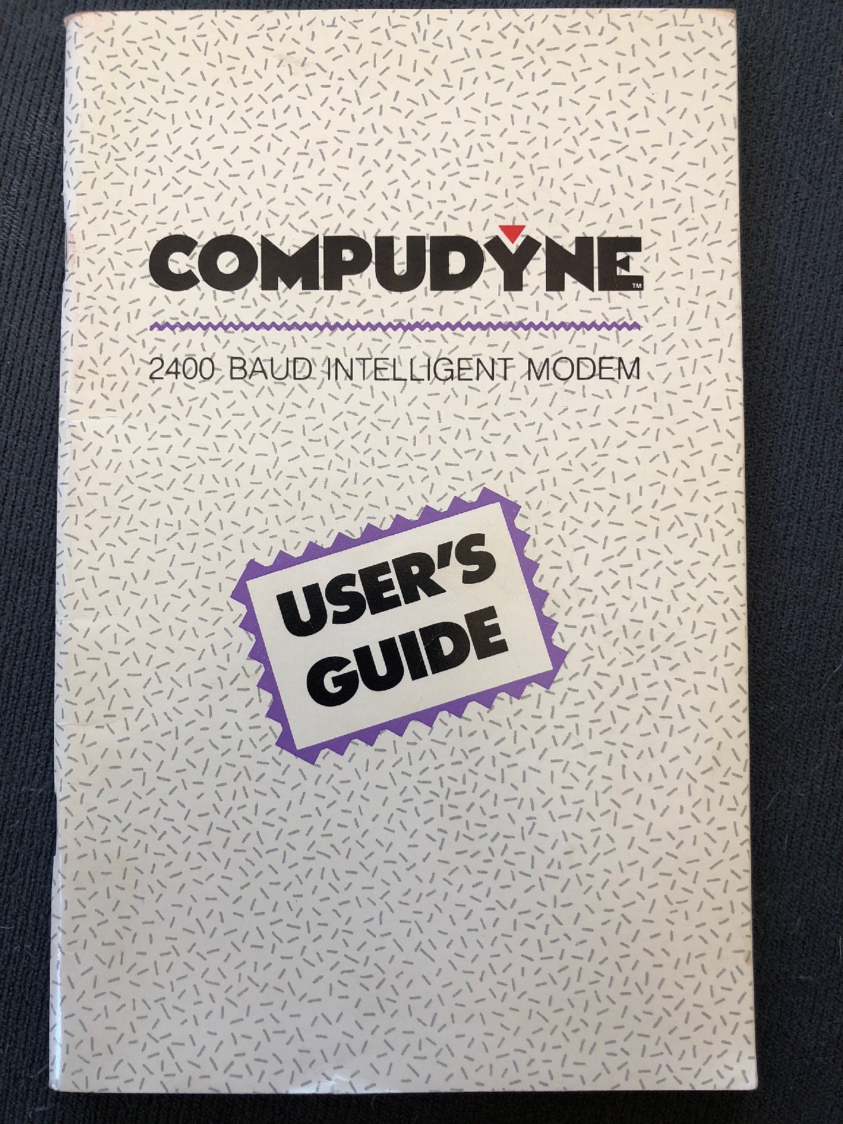 VTG Compudyne 2400 Baud Intelligent Modem User’s Guide 1989 | eBay