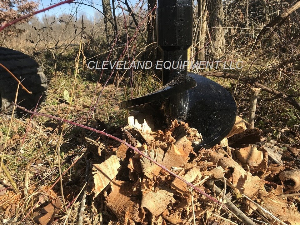 NEW 12" AUGER STUMP PLANER GRINDER BIT Skid Steer Loader Excavator - 2. ...