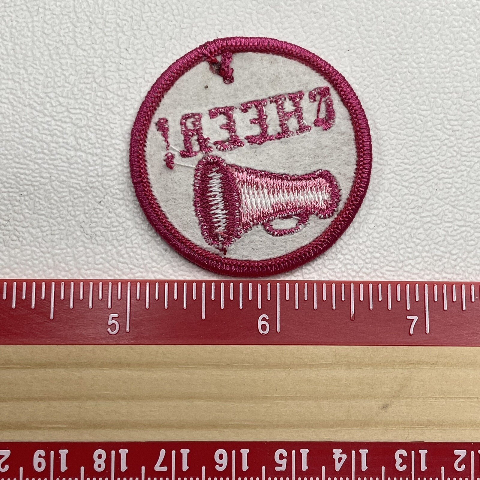 Embroidered On A Fuzzy Material CHEER! CHEERLEADER Patch P003 | eBay