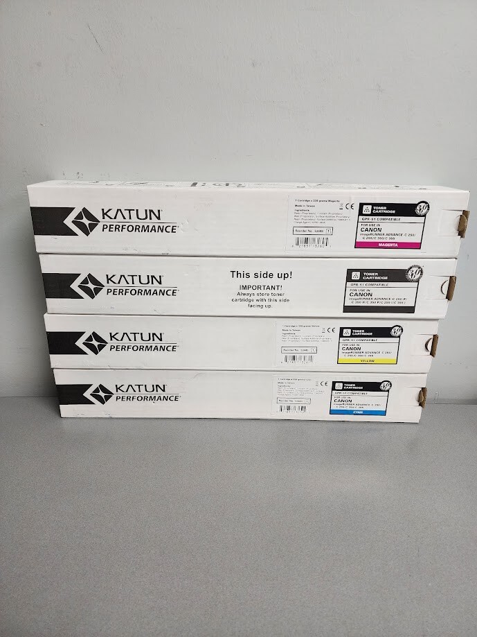 Katun GPR-51 Set Yellow Magenta Cyan Black Toner imageRUNNER ADVANCE ...