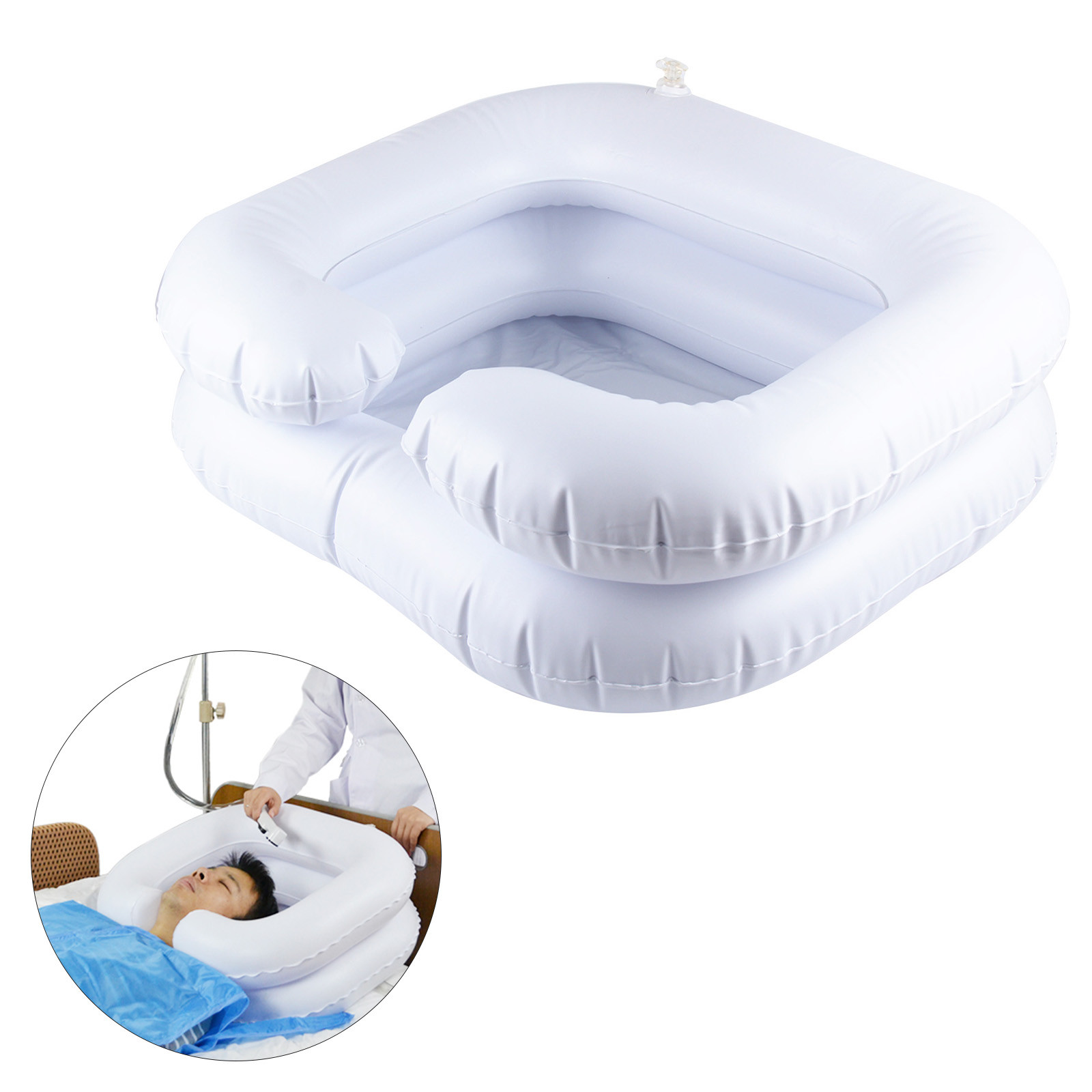 Portable Travel Hair Washing Aids Shampoo Sink Washbasin Inflatable ...
