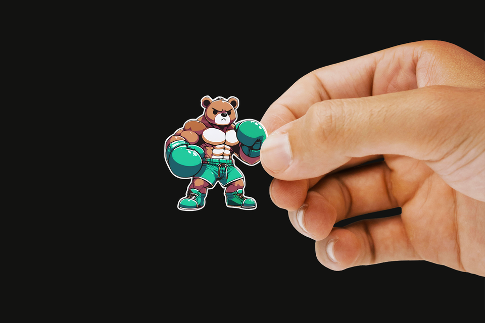 Saul Canelo Alvarez Boxing Bear -Canelo Alvarez Bear Sicker logo 2PCS ...