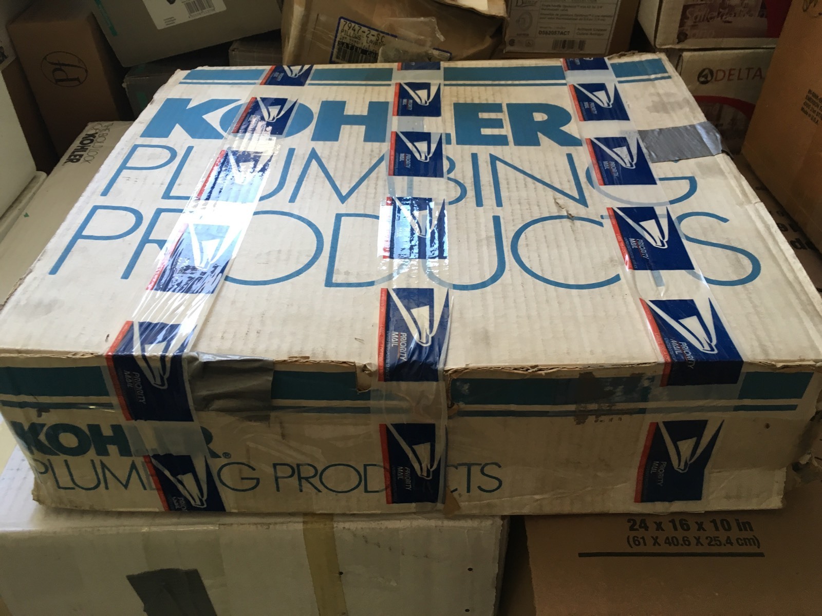 Kohler Cygnet DECK MOUNT TUB Faucet W/HANDSHOWER/Valve K-6766-LV-7 ...