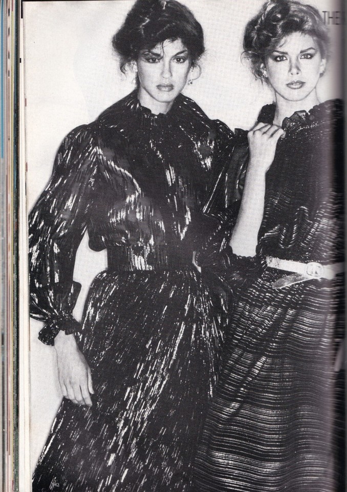 VOGUE UK 1978 RENE RUSSO JANICE DICKINSON ROSIE VELA PATTI HANSEN ...