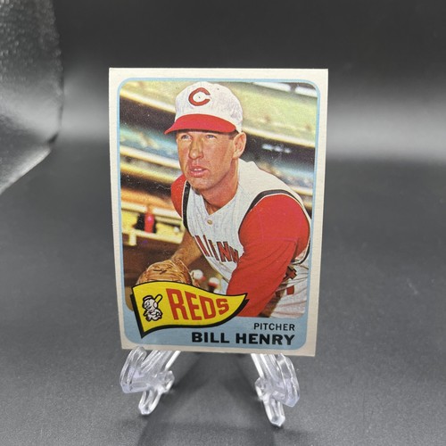 1965 Topps Set-Break #456 - Hi # - Bill Henry - Cincinnati Reds ...
