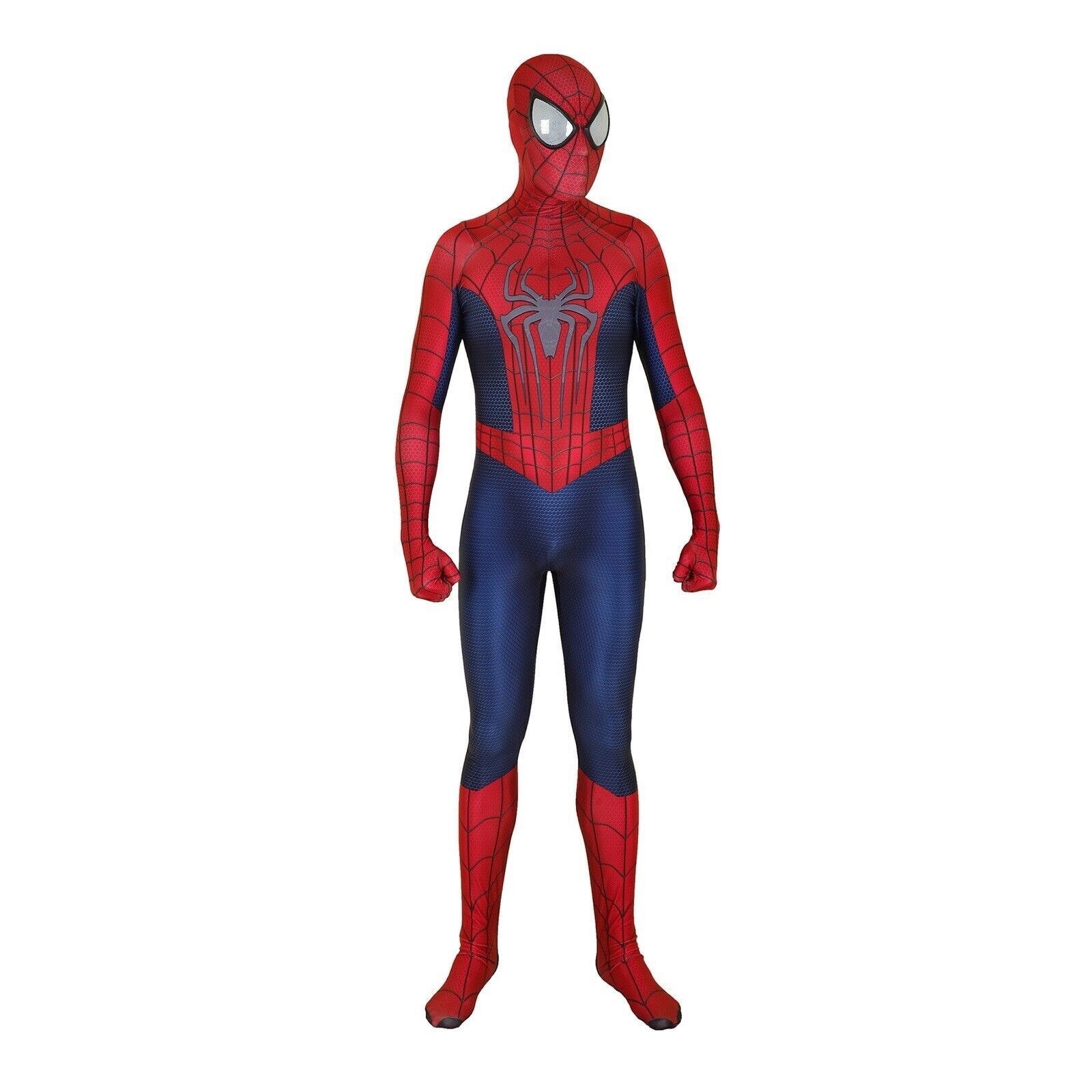 TASM 2 The Amazing Spider-Man 2 suit cosplay costume Detached mask Men ...