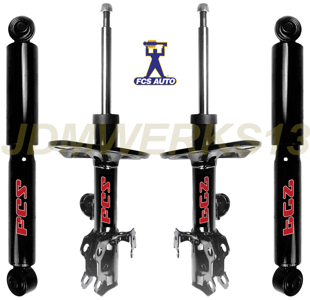 FCS 4 Performance STRUTS SHOCKS fits CHEVROLET COBALT & G5 05 06 07 08 ...