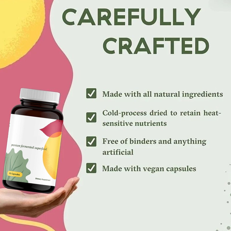 Brightcore Nutrition - Kimchi One Kimchi Powder Capsules Probiotics ...