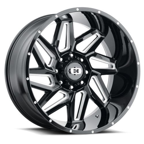 Vision Off-Road Wheels 361 22x14 -76 Gloss Black Milled 5x139.7 5x5.5 ...
