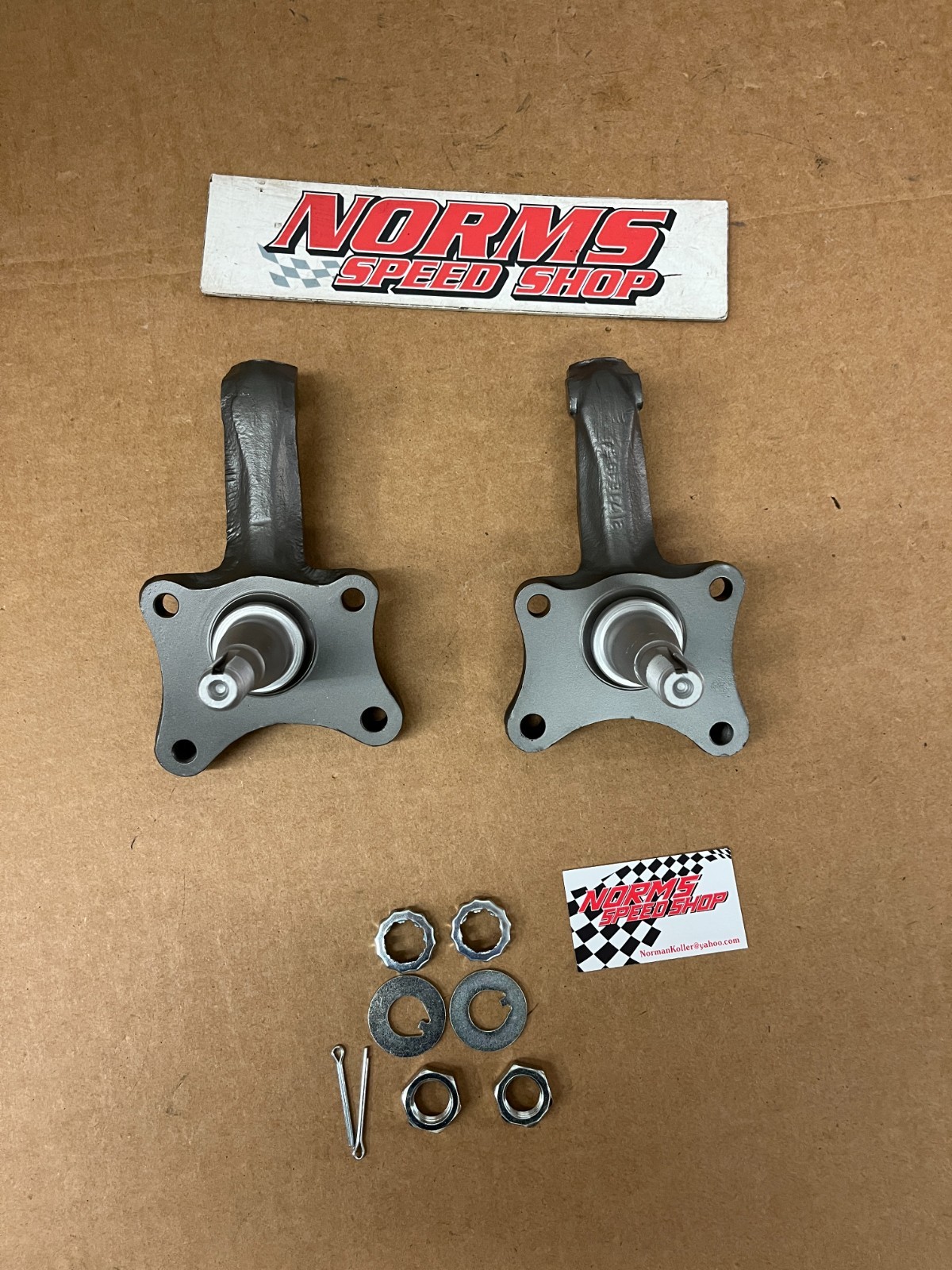 Mopar A Body 1963-1972 A Body Front Drum Spindles Set 10" Brakes Dart ...