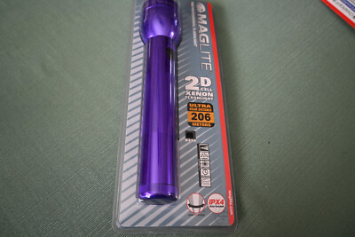 Maglite 2D Cell Incandecent Flashlight Purple New in Package | eBay