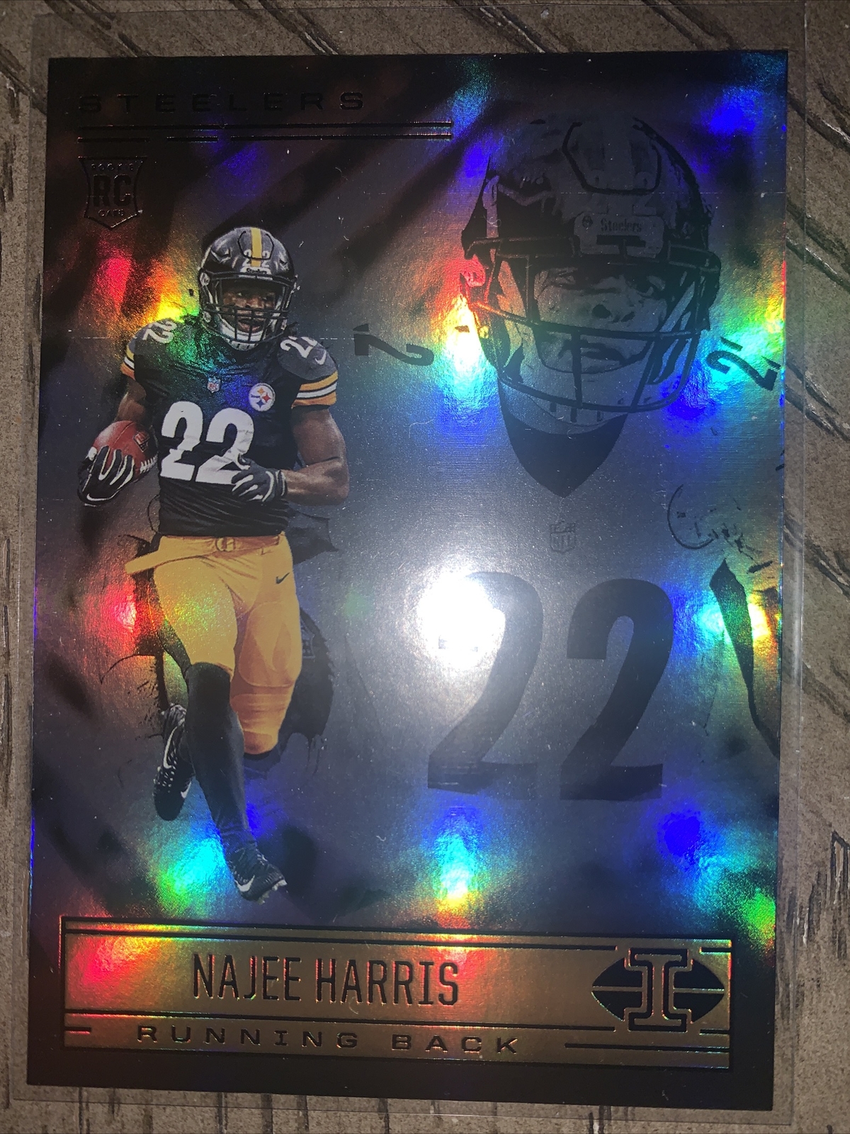 NAJEE HARRIS 2021 Panini Illusions ROOKIE Card RC Pittsburgh Steelers ...