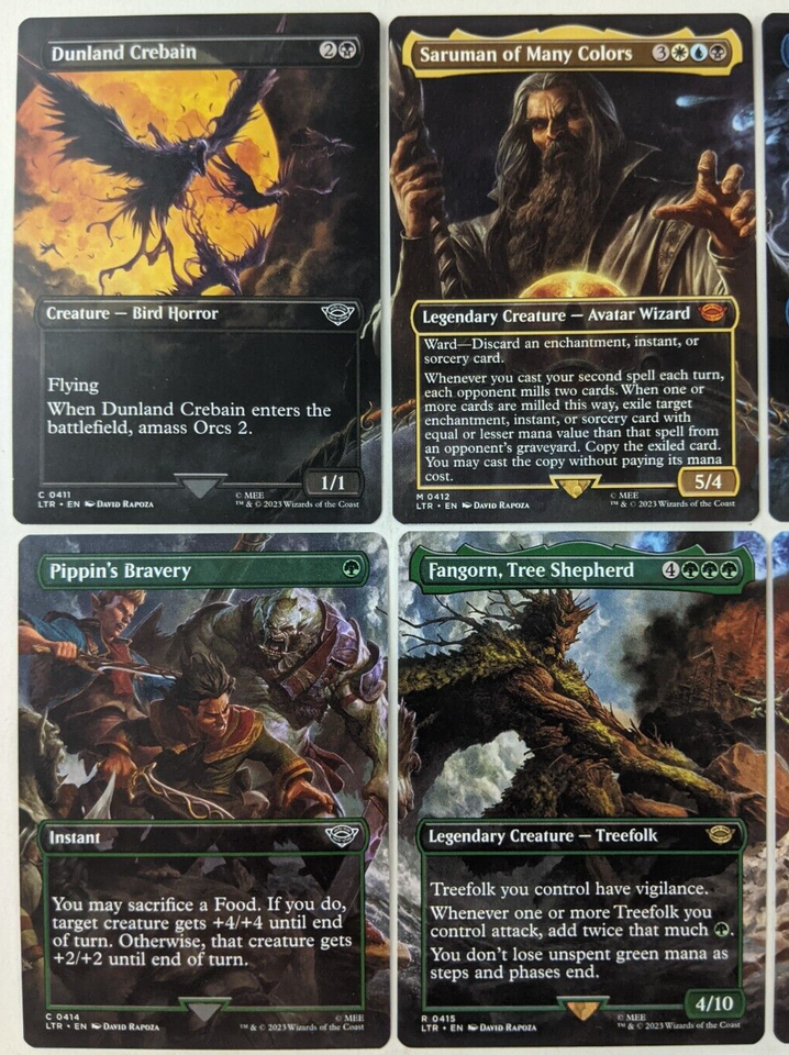 Isengard Destroyed Magic the Gathering Lord of the Rings MTG COMPLETE ...