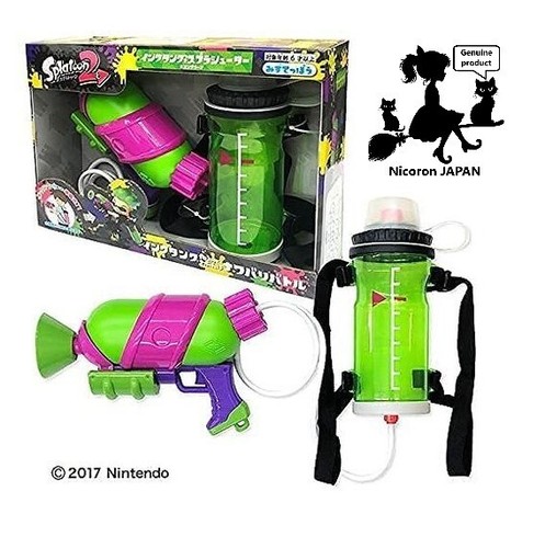 Nintendo Splatoon 2 Toy Splash Shooter Neon Green Water Gun Halloween ...