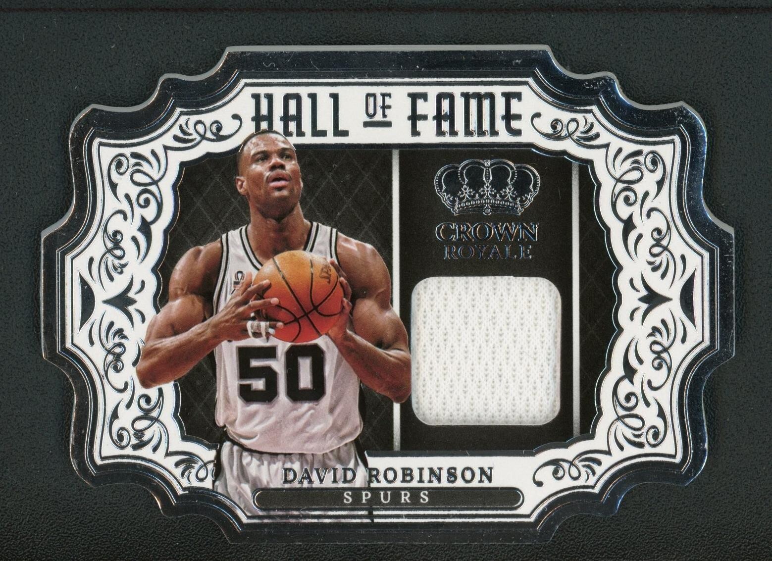 2021-22 DAVID ROBINSON JERSEY PANINI CROWN ROYALE DIE-CUT HALL OF FAME ...