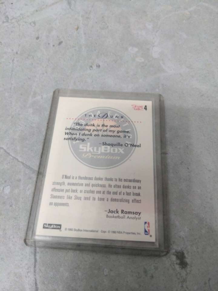 Shaq Talk The Dunk Card | eBay