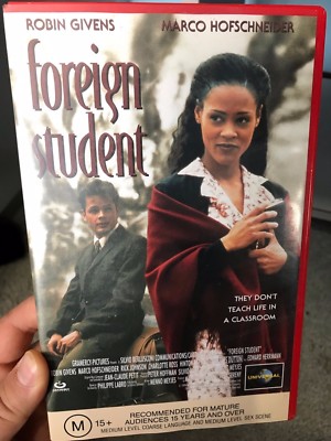 Foreign Student VHS TAPE (1994 Robin Givens drama movie) rare | eBay