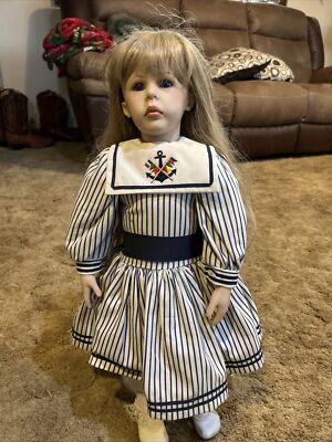 Vintage Eden BY DONNA RUBERT 1993 Doll Inc Art Works 25” W/Sailor Dress ...