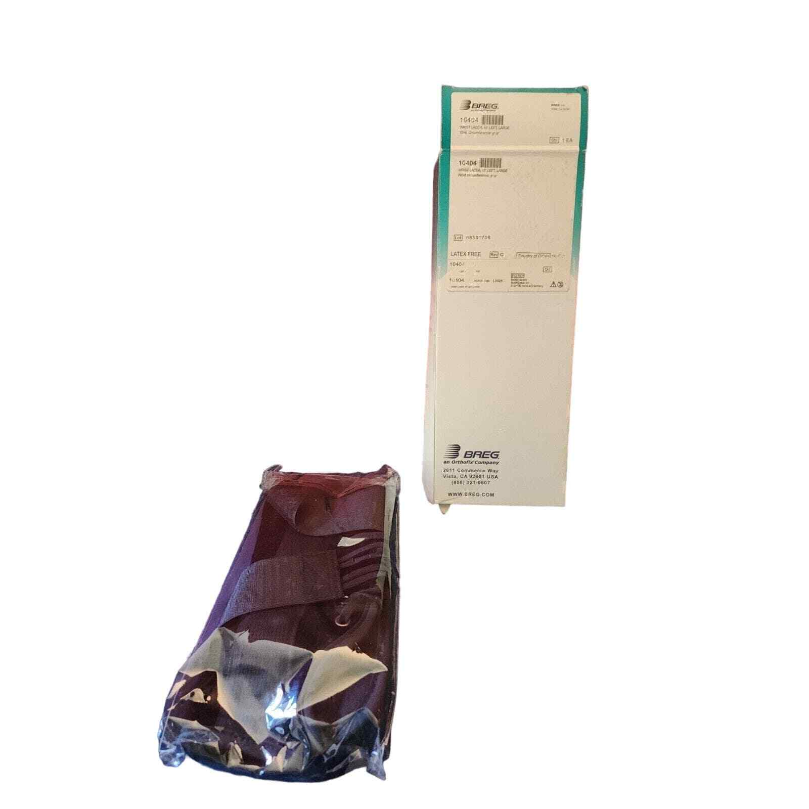 Breg Wrist Lacer Large -Left.WRIST BRACE.New In Box 10404 Great Price ...