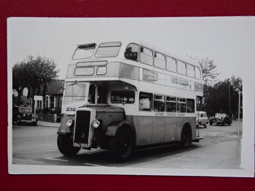 PHOTO SOUTHEND CORPORATION DAIMLER CWA6 BUS NO 232 REG BHJ 806 | eBay