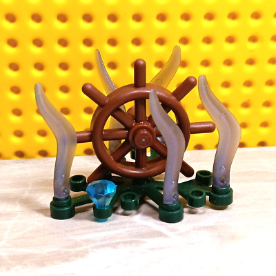 LEGO Ship Wheel Shipwreck Eel Tails Deep Sea Ursula Mermaid Scary Ocean ...