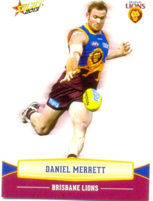 Select 2013 AFL Champions Common Card 22 Daniel Merrett - Brisbane ...
