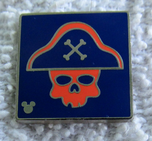 Pirates of the Caribbean Attraction Icons 2017 Hidden Mickey DLR Disney ...