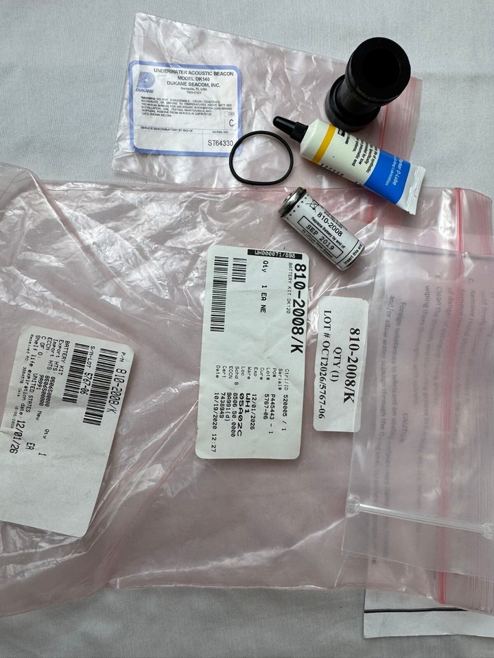 DUKANE SEACOM 810-2008/K ULB Battery Replacement Kit | eBay