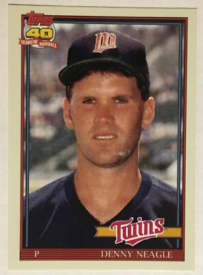 1991 Topps Denny Neagle Custom Card That Never Were Minnesota Twins WS ...