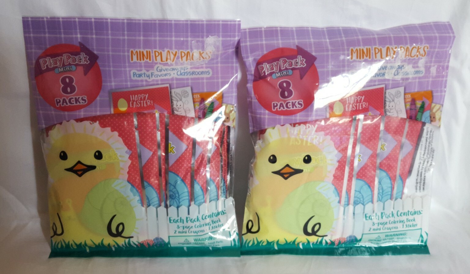 Easter Mini Play Packs - Giveaway, Party Favors & Classrooms - Lot of 2 ...