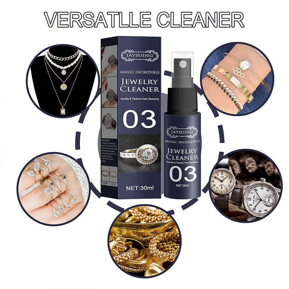 Jewelry Diamond Cleaner Anti-Tarnish Gold Silver Cleaning Liquid ...