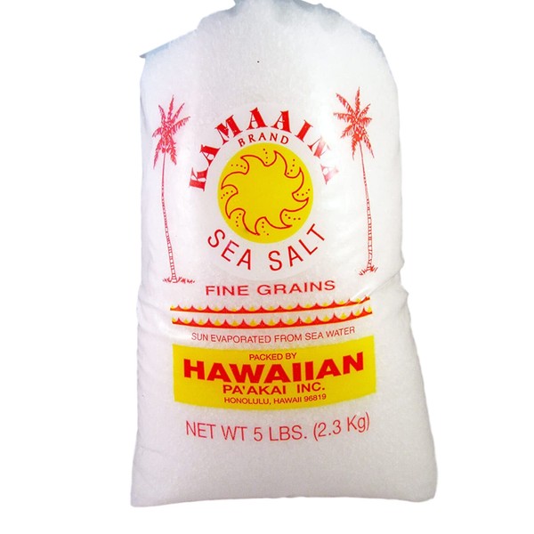 Hawaiian Sea Salt Medium Grains Kamaaina BRAND 5 LB Bag for sale online ...