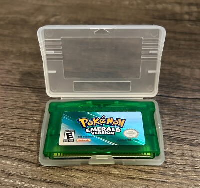 GBA Pokemon Emerald Version (Game Boy Advance, 2005) US Mint Tested | eBay