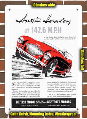 Metal Sign - 1954 Austin-Healey 100_2- 10x14 inches | eBay