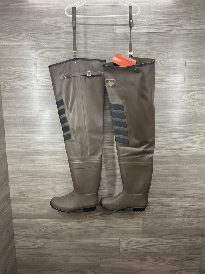 Men's White River Fly Shop Rubber Hip Wader Size 13 M | eBay