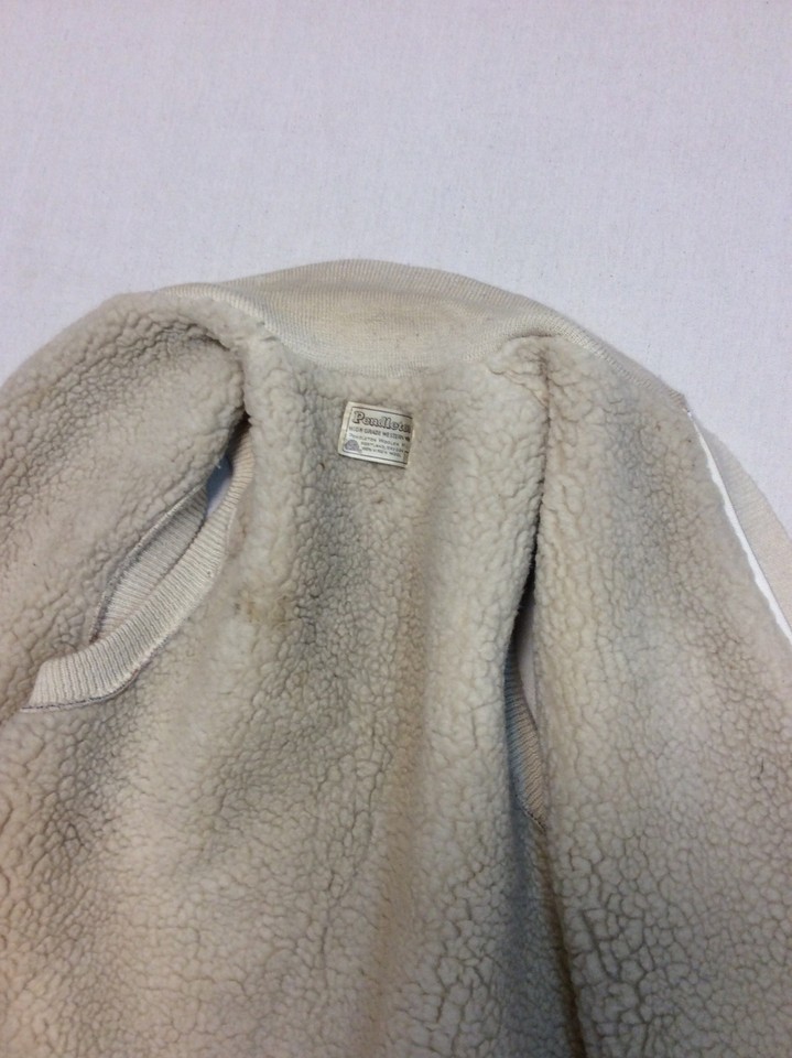 1970s PENDLETON Chief Joseph Rare Vest L Pendleton Sherpa Deep Pile ...