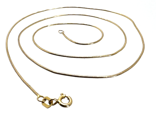 Solid Italy 14K 585 Yellow Gold Rope Snake Chain Neckalce 20.5 Inch | eBay