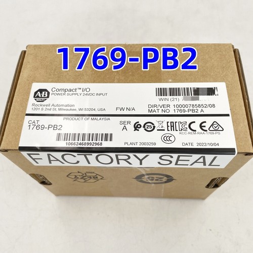 1769-PB2 Allen-Bradley 1769PB2 CompactLogix DC 2A/0.8A Power Supply New ...