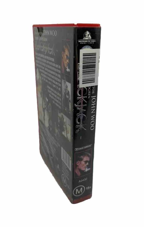 Blackjack [VHS] Hollywood Video 1998 Ex-Rental Tape John Woo Dolph ...