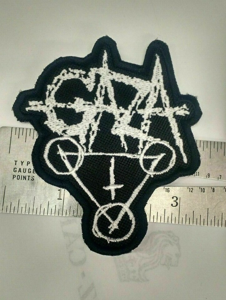 GAZA Patch Embroidered Iron/sew-on Crust Metal Eyehategod Sludge Metal ...
