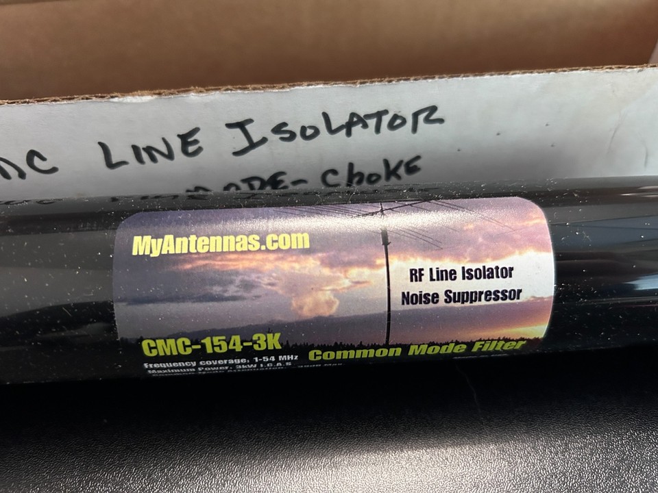 CMC-154-3K HF antenna Line Isolator 1-54 MHz/ Rated @3kW / stops RFI ...